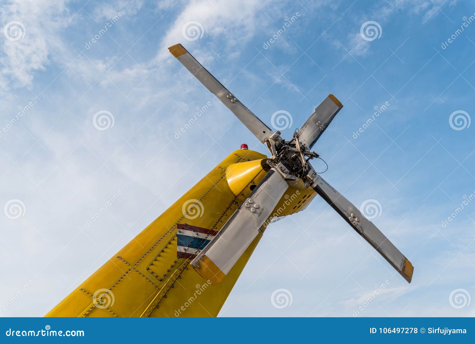 Helicopter tail stock photo. Image of aviation, military - 106497278