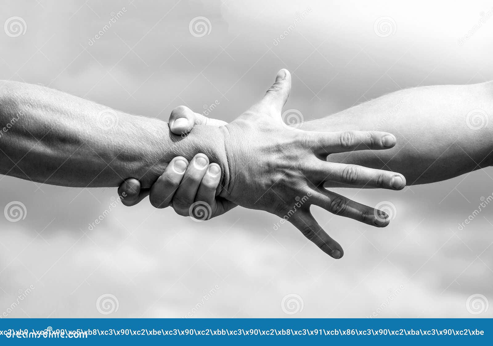 Close Up Help Hand. Helping Hand Concept, Support. Friendly Handshake ...