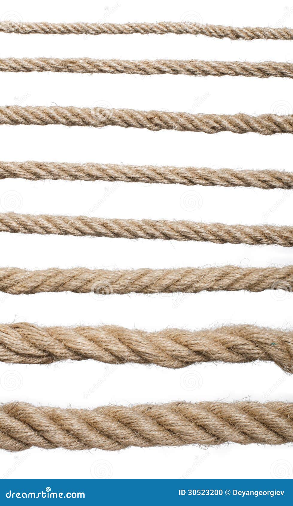Close up hemp rope stock photo. Image of border, rope - 30523200