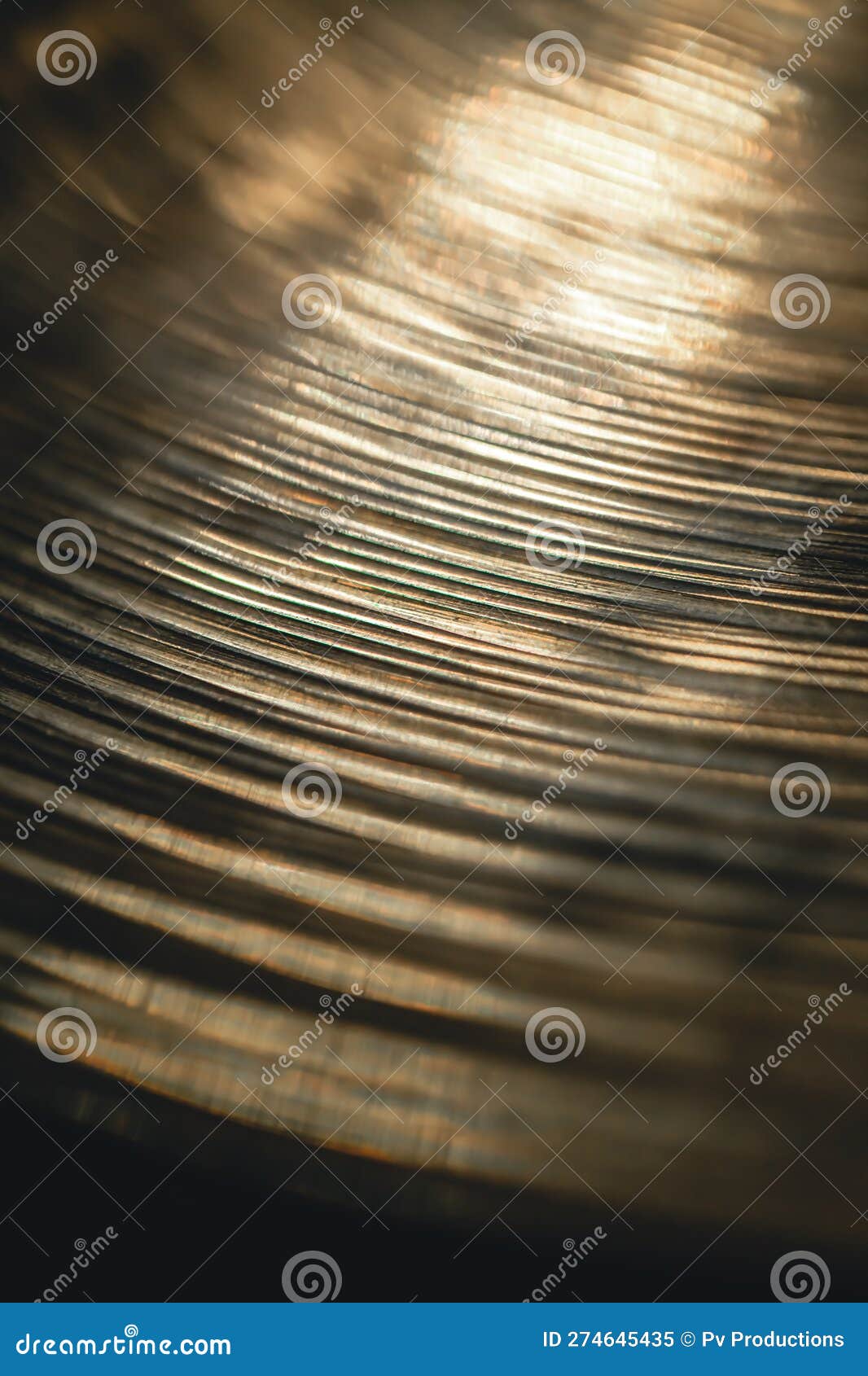Close Up of Hi Hat Surface, Drum Cymbal Close-up. Stock Image - Image ...