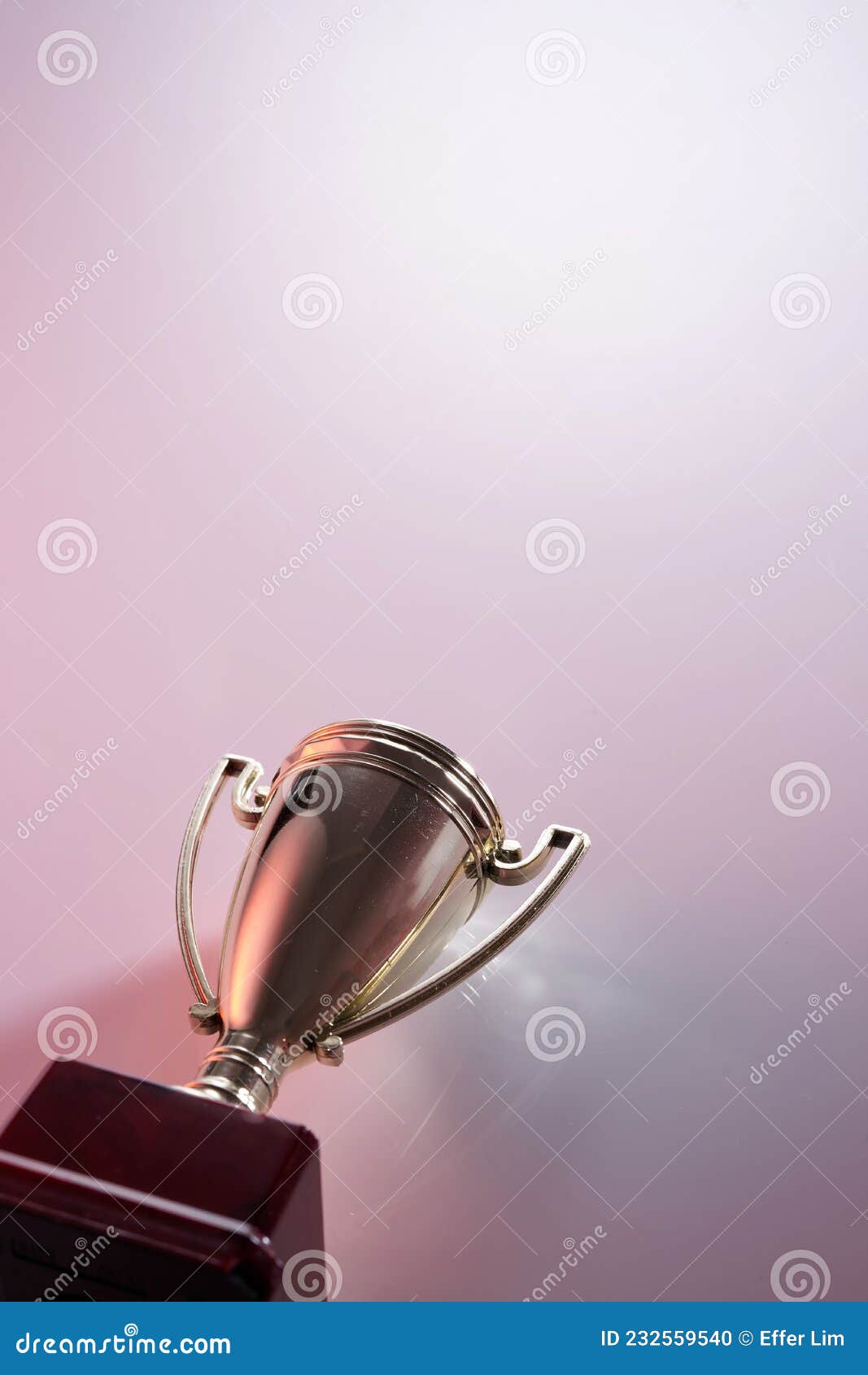 Close Up High Angle View of Trophy Stock Photo - Image of challenge ...