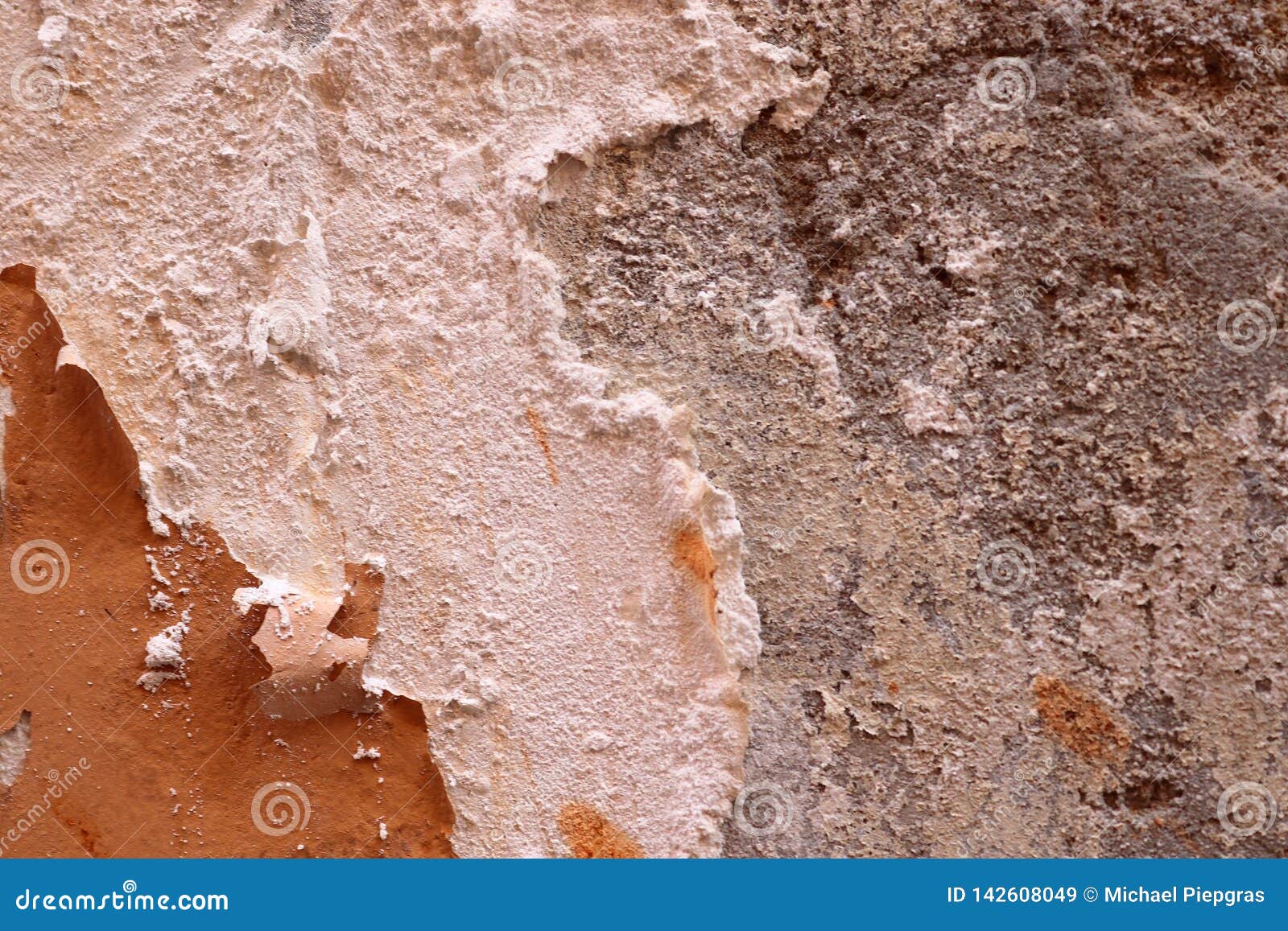 Close Up High Resolution Surface of Aged and Weathered Paint on a Wall ...