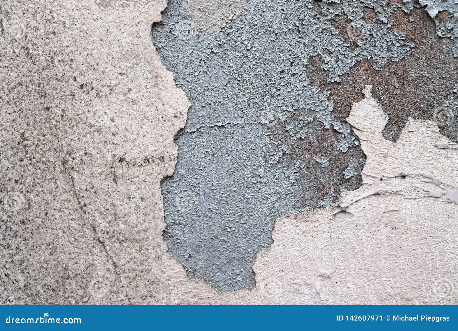 Close Up High Resolution Surface of Aged and Weathered Paint on a Wall ...
