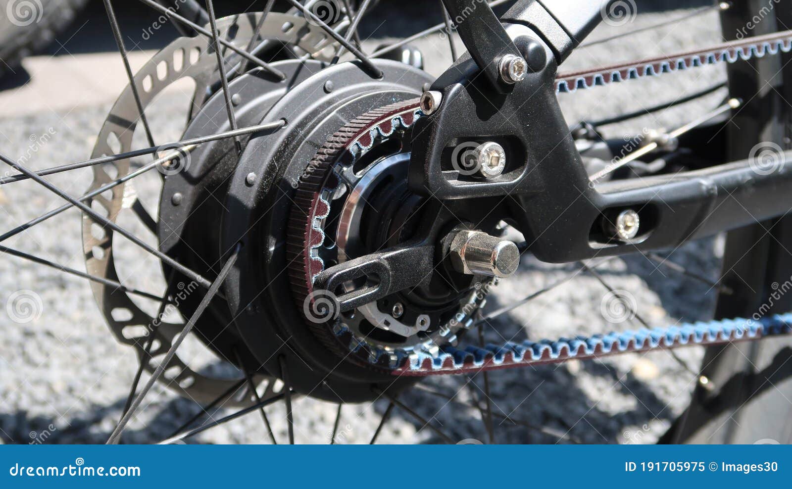 Close Up of High Tech Carbon Bicycle Chain Stock Image - Image of motor ...