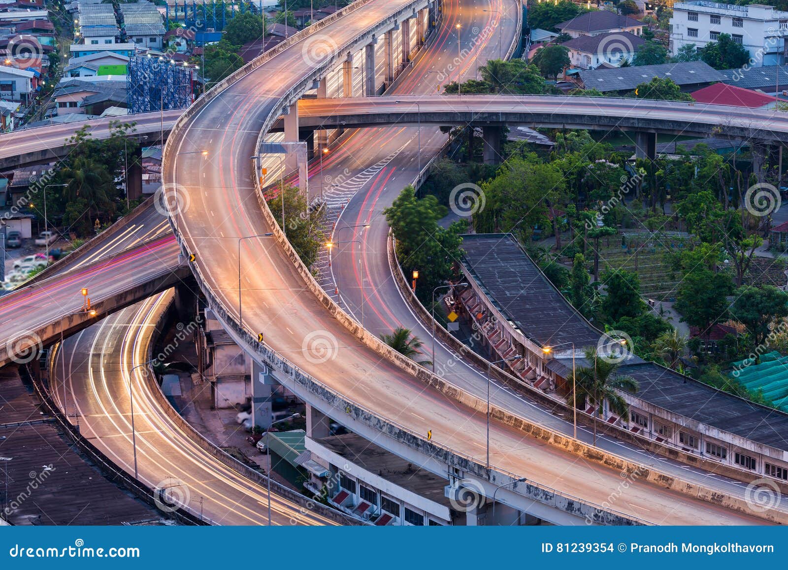 Close Up, Highway Overpass Intersection Stock Photo - Image of exposure ...