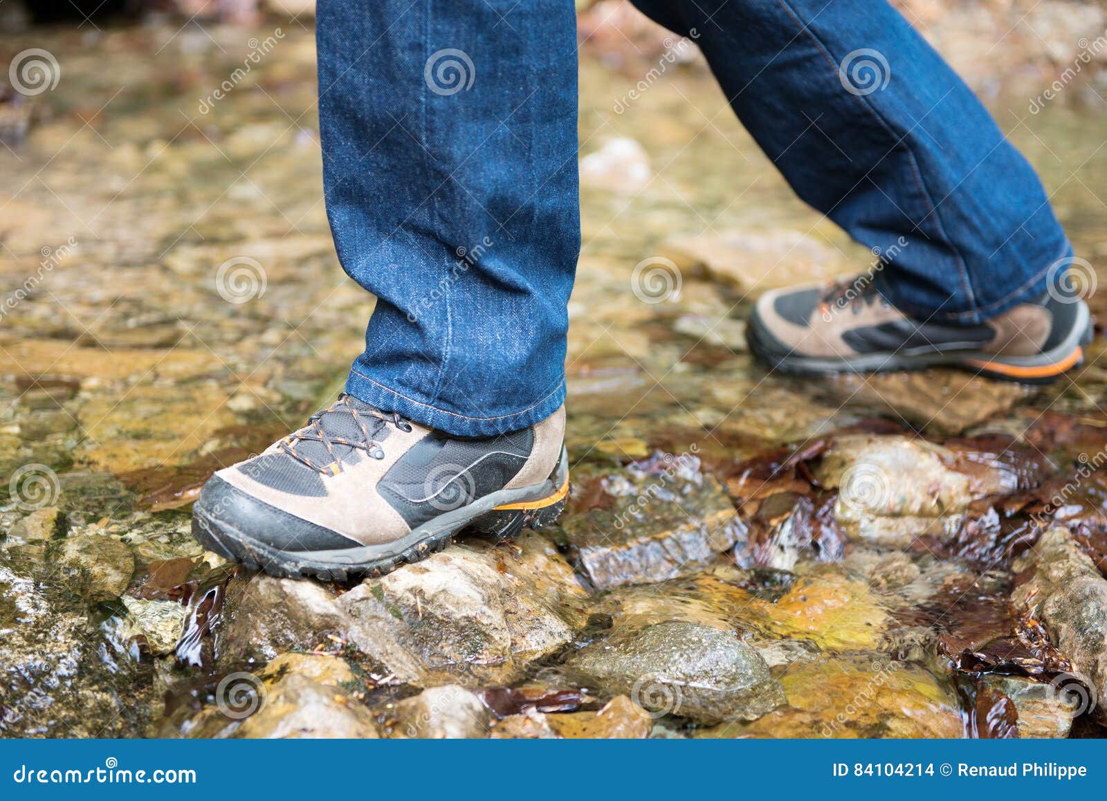 Close-up of the Hiker`s Feet Stock Photo - Image of sport, people: 84104214