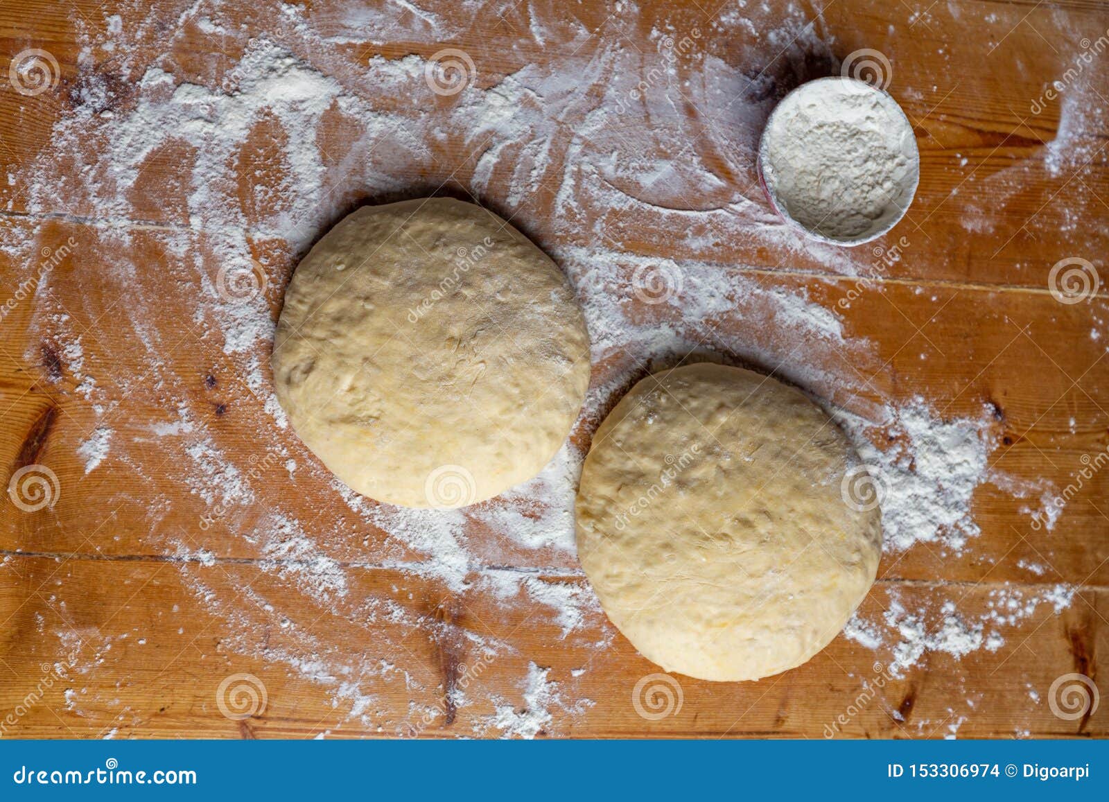 Close Up from Homemade Dough Stock Photo - Image of cooking, food ...