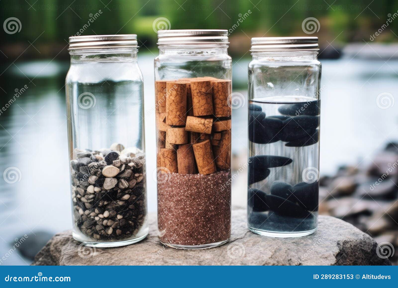 Close-up of Homemade Water Filter Materials Stock Image - Image of ...