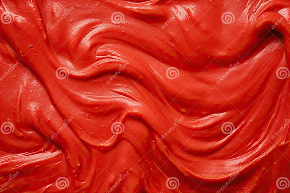 Close Up Horizontal Texture of Tomato Paste Stock Illustration ...