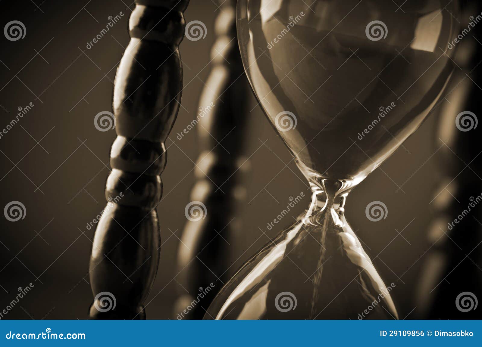 Close up of hourglass stock photo. Image of clock, time - 29109856