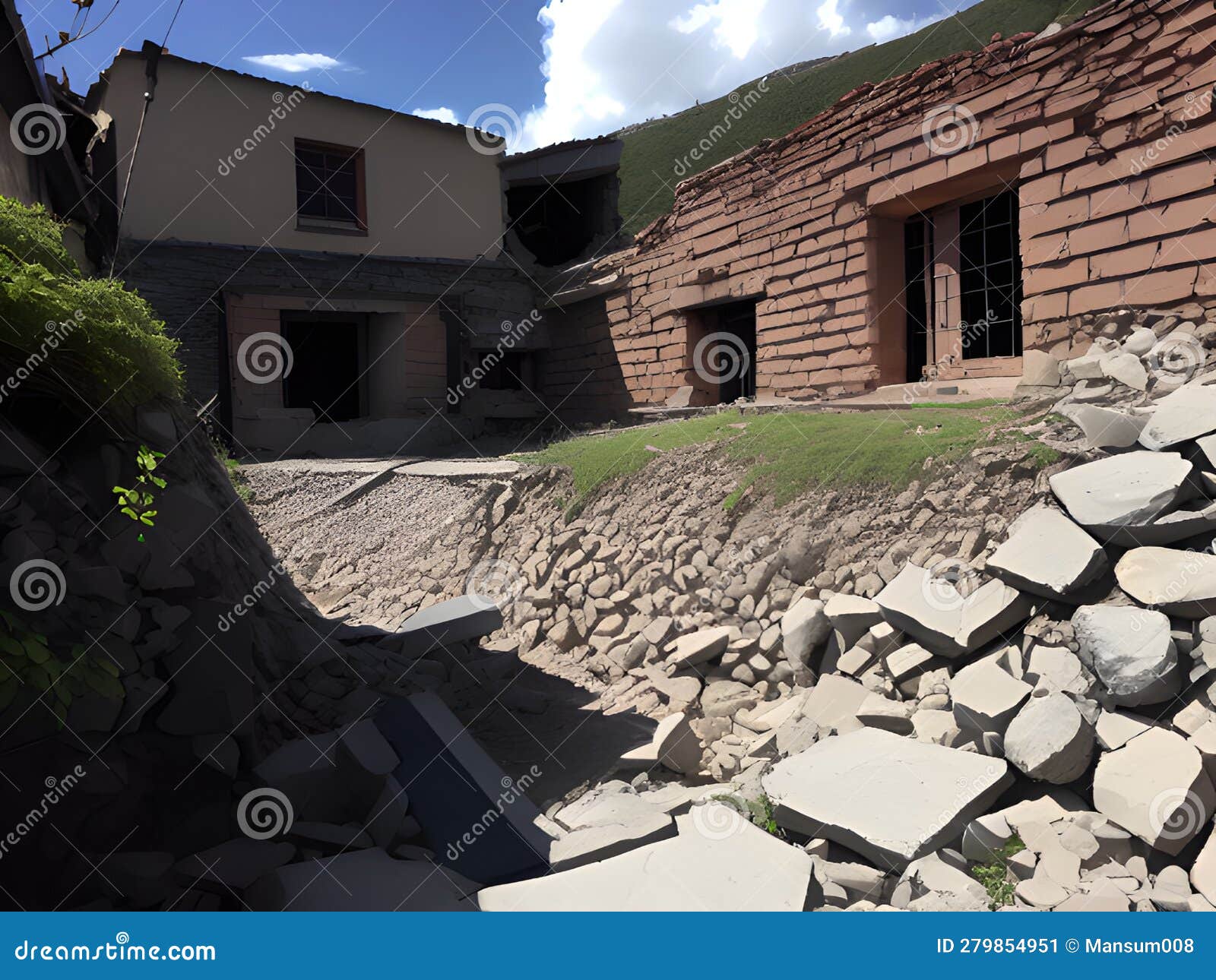 Close Up Of An Earthquake Seismograph Polygraph Machine Vector ...