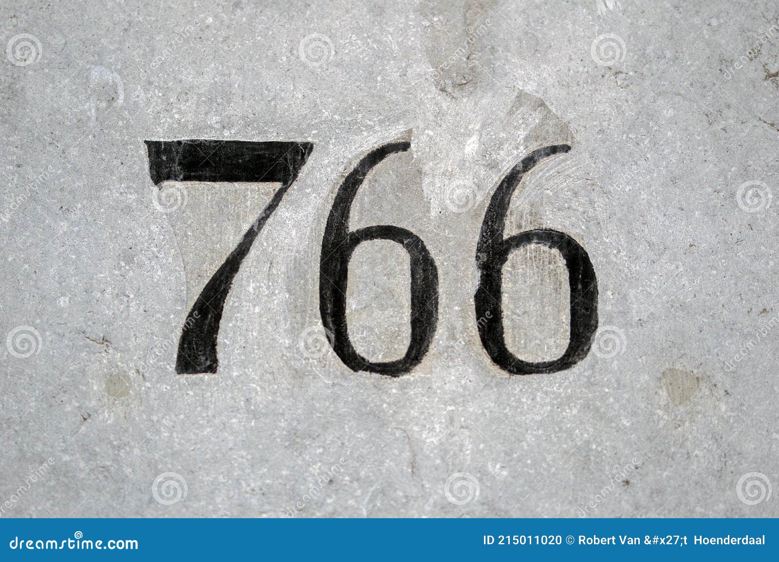 Close Up House Number 766 at Amsterdam the Netherlands 30-3-2021 Stock ...
