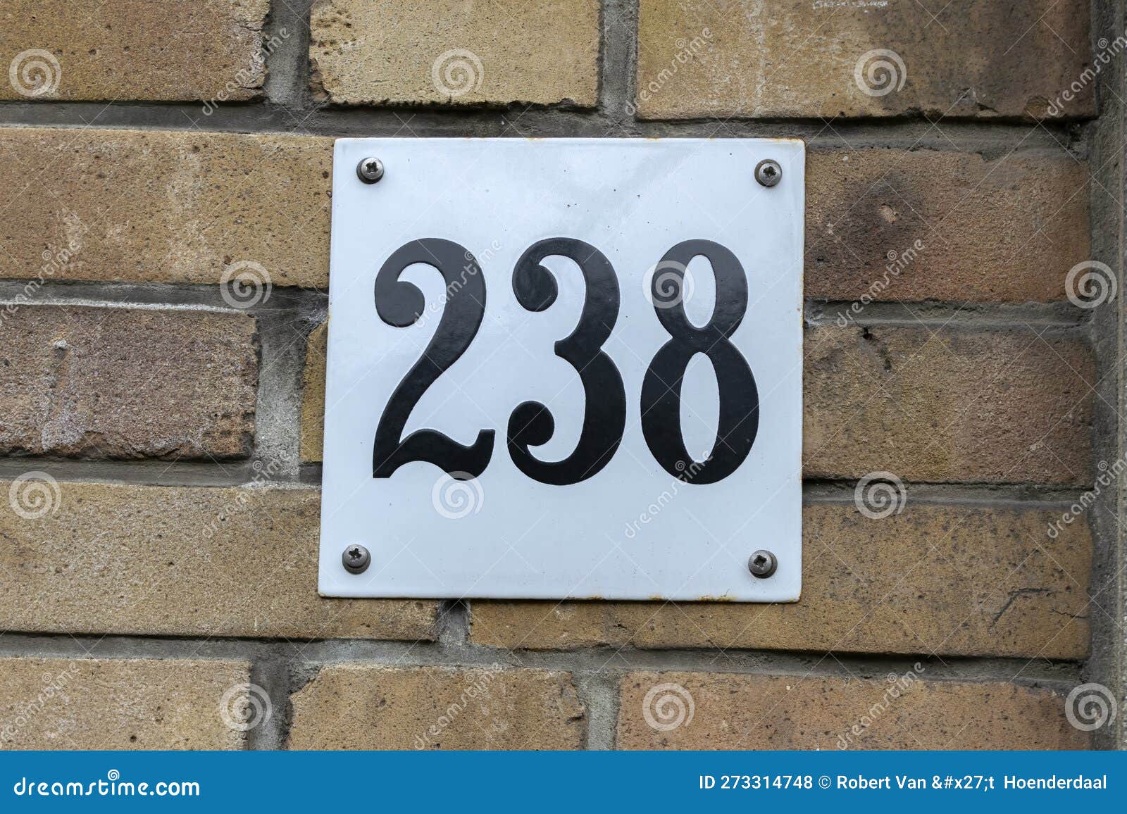 A Close Up House Number 238 at Amsterdam the Netherlands 19-3-2023 ...