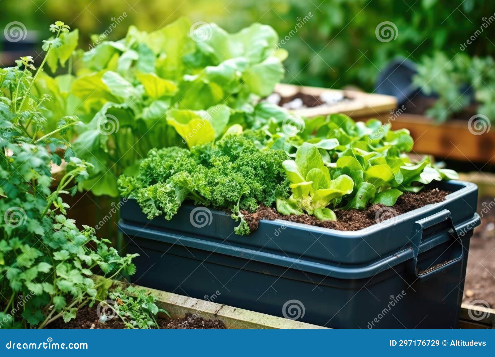 Compost Container With Mix Vegetables And Fruits Peels And Scraps ...