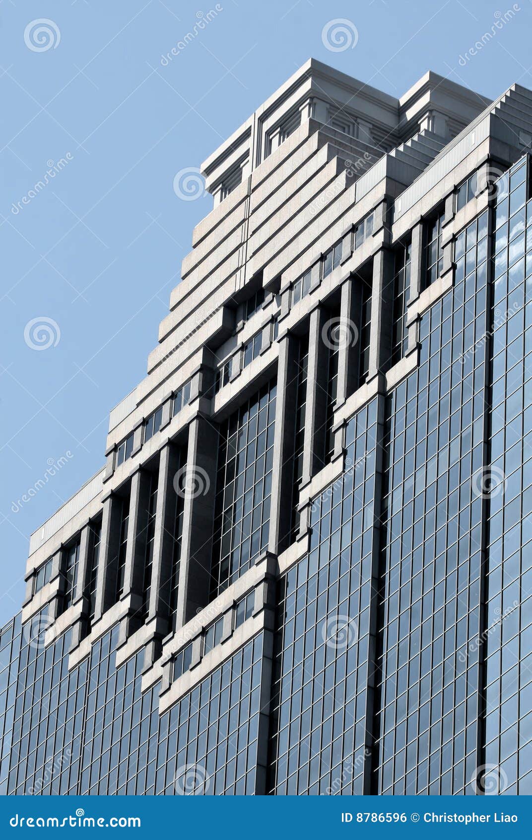 Close Up of Houston Building Stock Photo - Image of angle, highrise ...