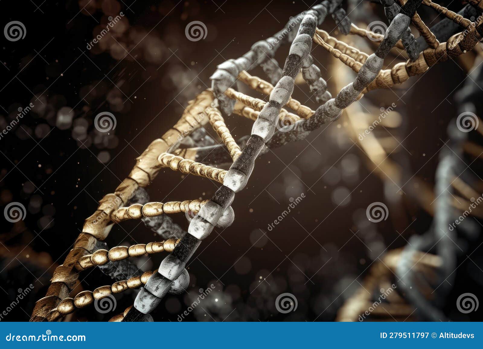 Close-up of Human Dna, with Intricate and Beautiful Molecular Structure ...