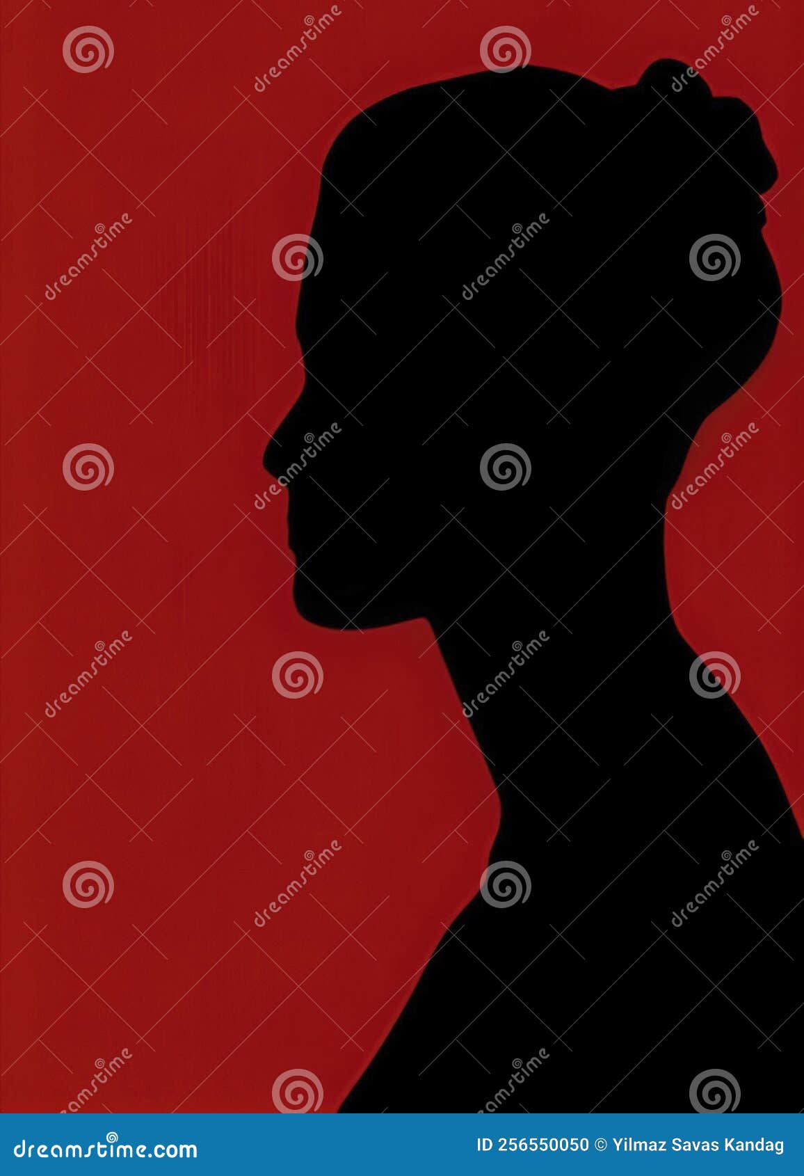 Human Silhouette in Side Profile Stock Vector - Illustration of ...