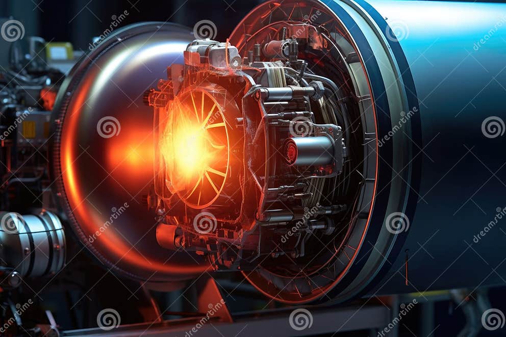 Close-up of Hypersonic Engine Technology Stock Photo - Image of power ...