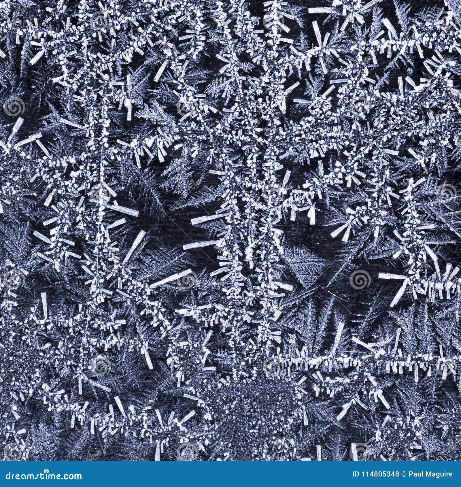 Ice Crystals Pattern Texture Closeup Stock Photo - Image of closeups ...