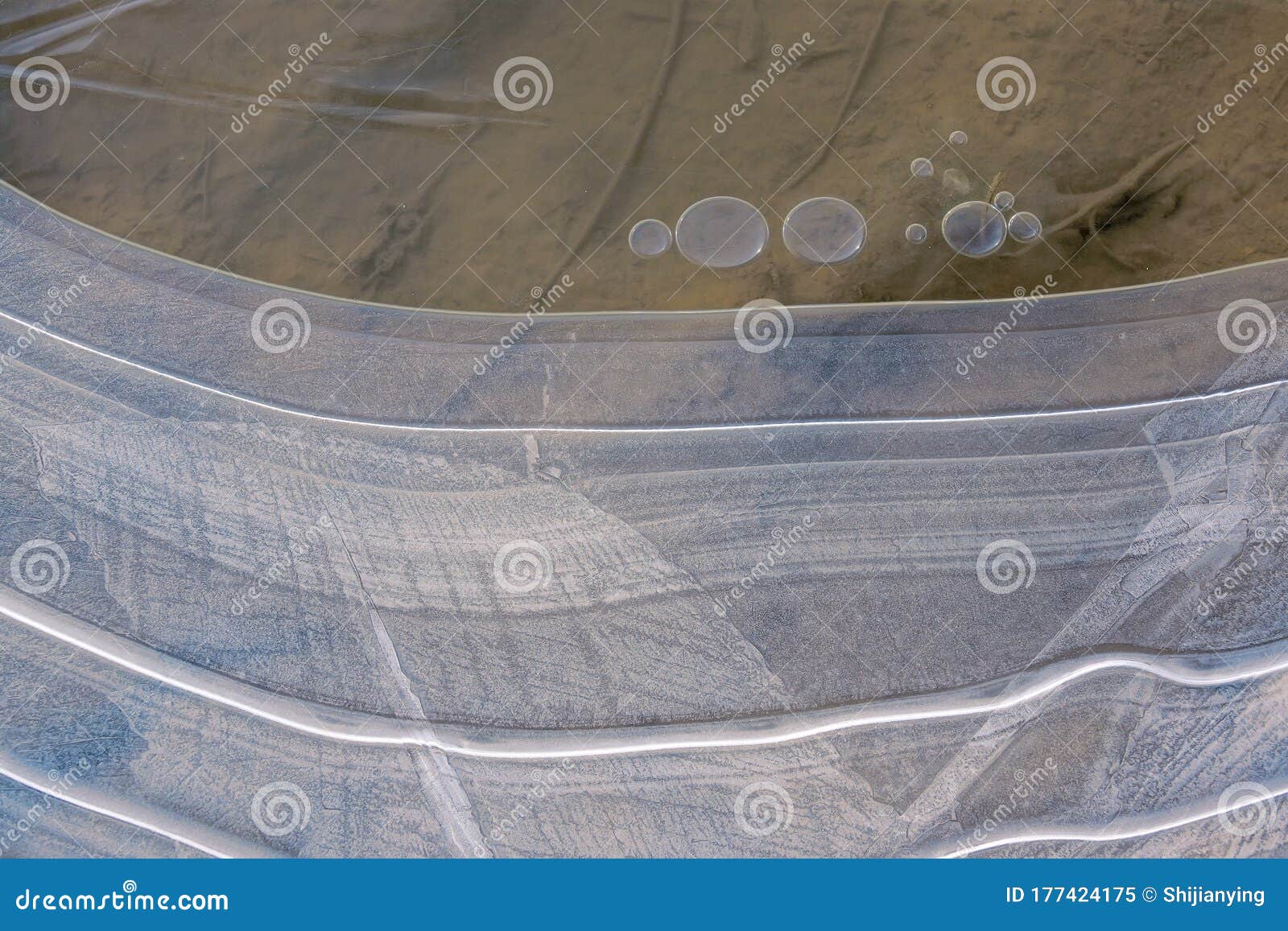 Ice stripe stock image. Image of closeup, water, frigidity - 177424175