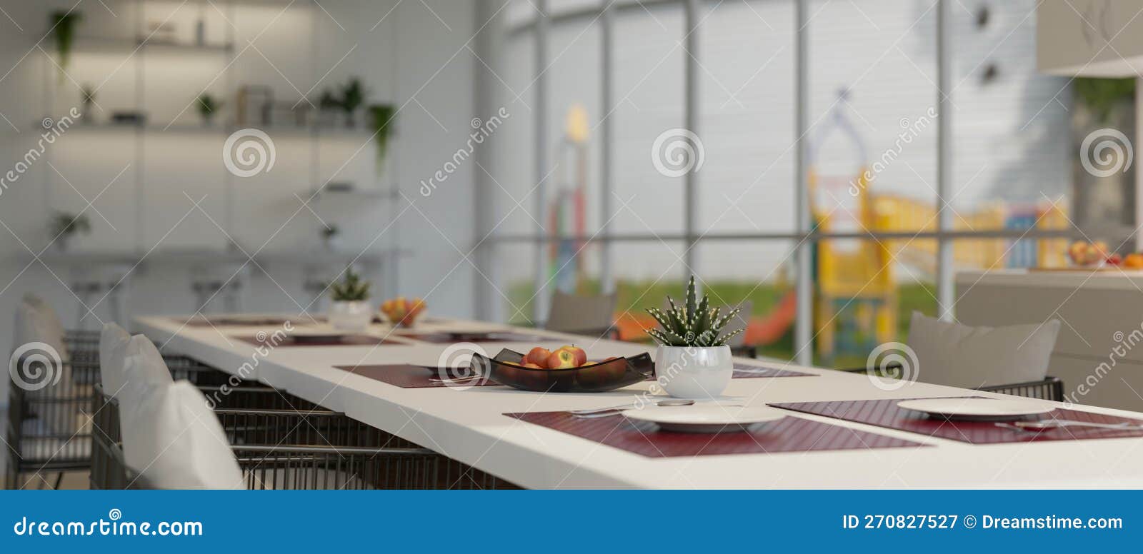 Close-up Image of Beautiful Dining Table Setting on a White Dining ...