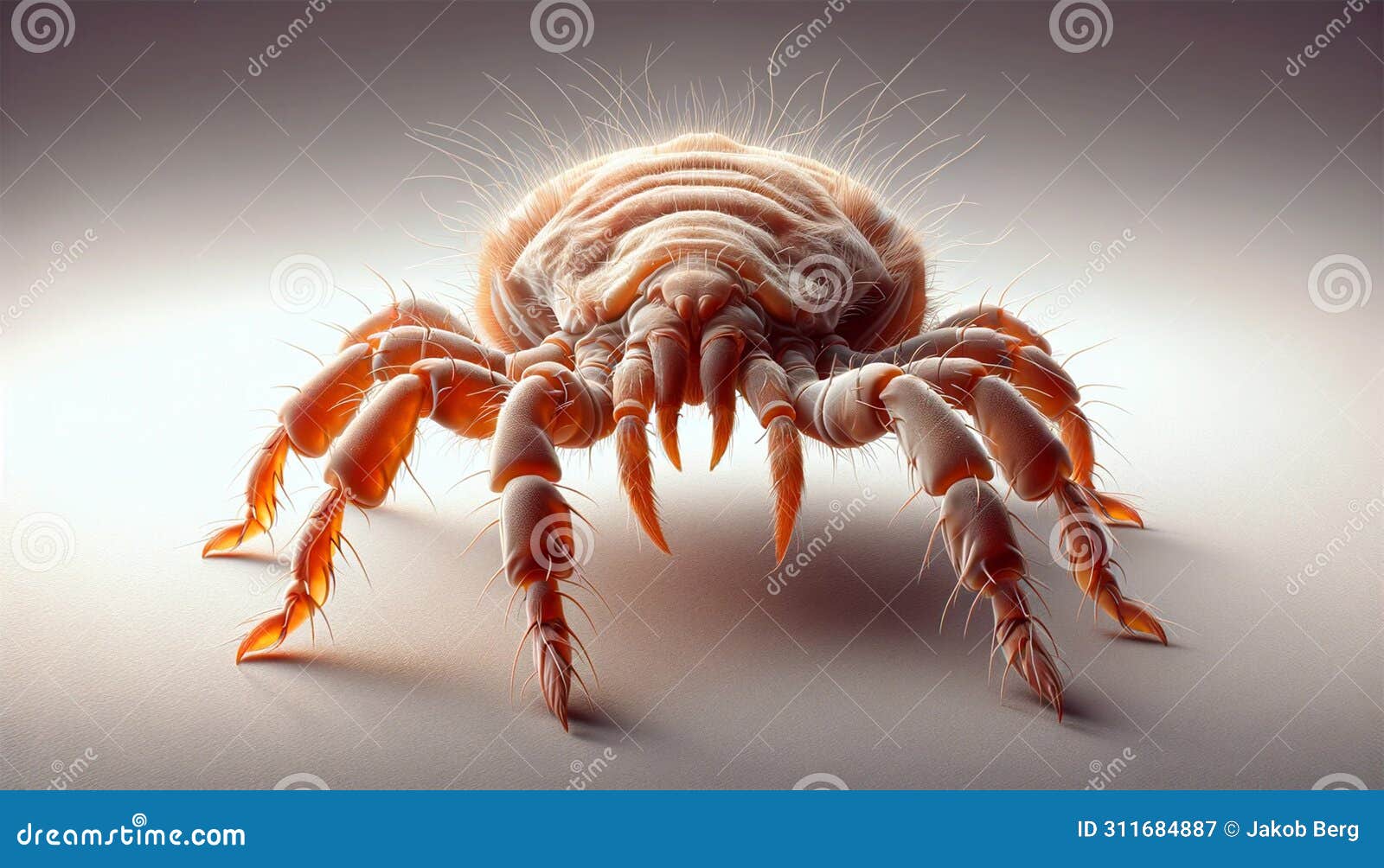 Close-up Image of a Bed Tick. Stock Image - Image of detailed, arachnid ...