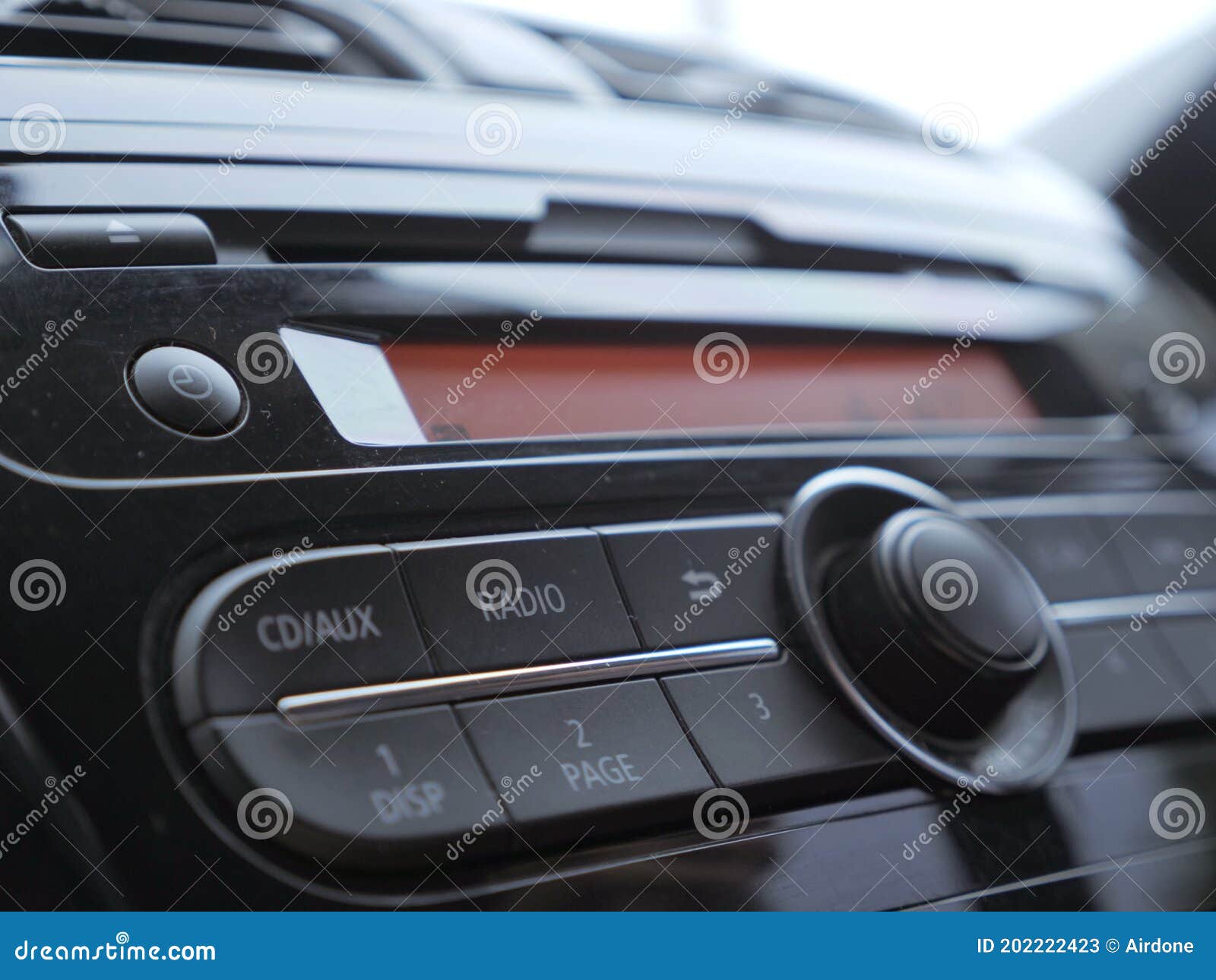 Car Audio Radio Console stock image. Image of console - 202222423