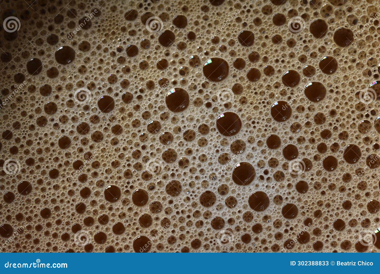 Cola Bubbles With Ice Cubes In Glass Top View Isolated On White ...