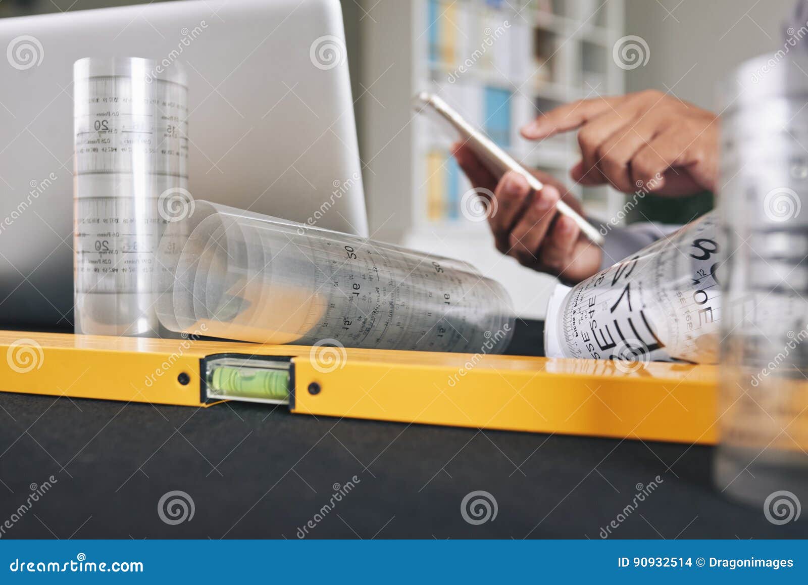 Construction level stock photo. Image of estate, designer - 90932514