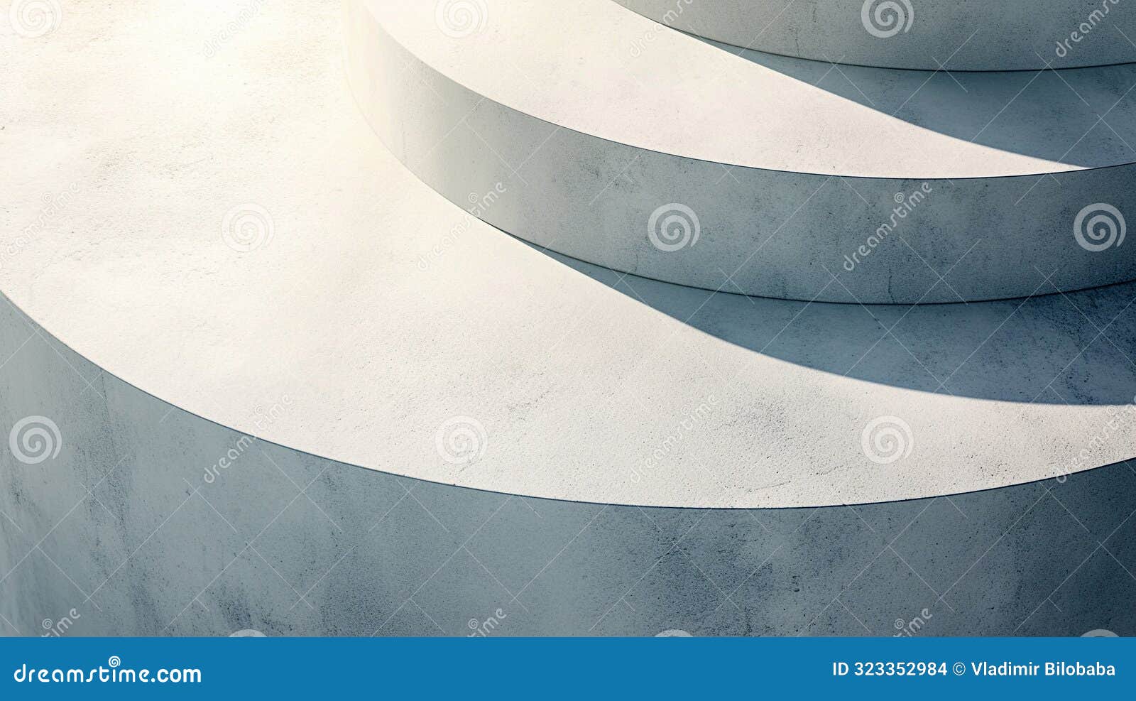 Curved Concrete Elegance: Modernist Architecture Spotlight. Concept ...