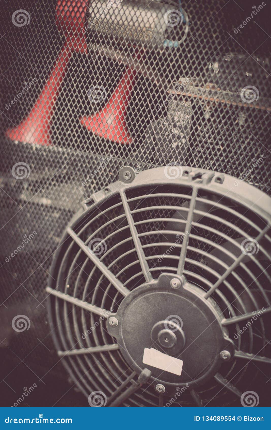 Engine Cooling Fan of a Bus Stock Photo - Image of vehicle, cooling ...