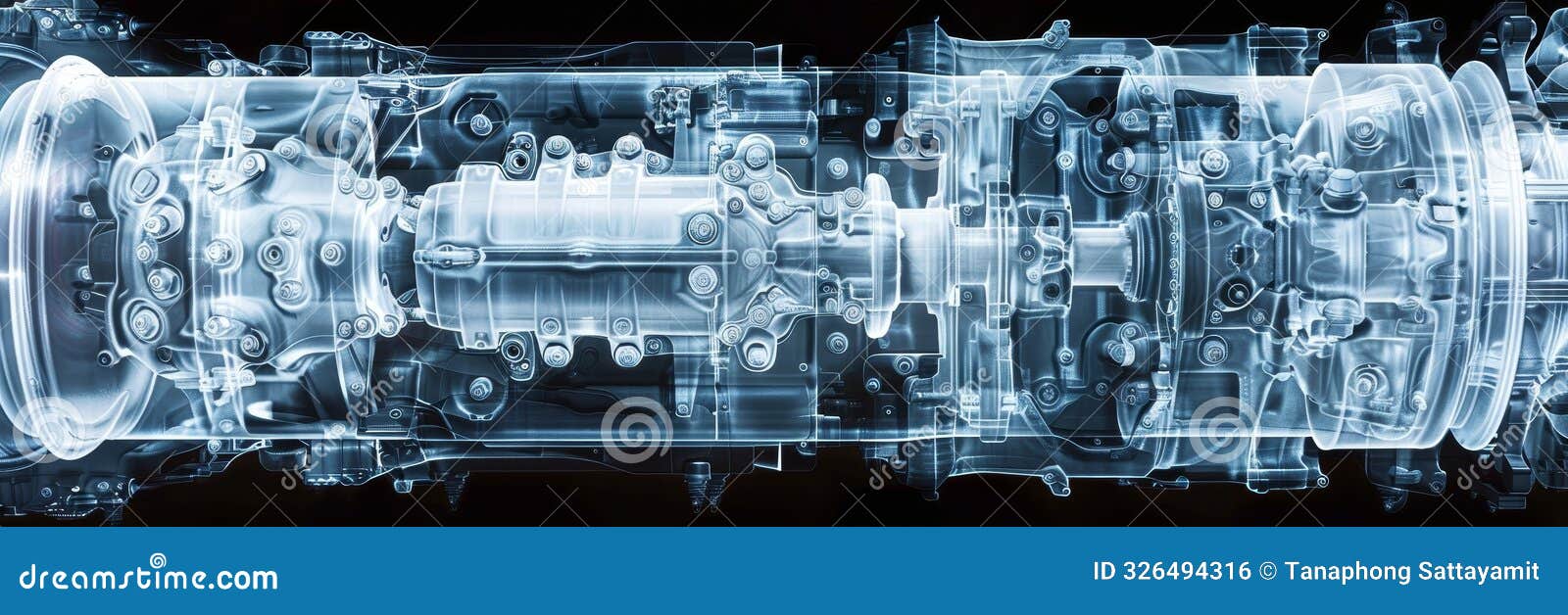 Xray Engine a Peek Inside a Close Up Image of an Engine Taken with an ...