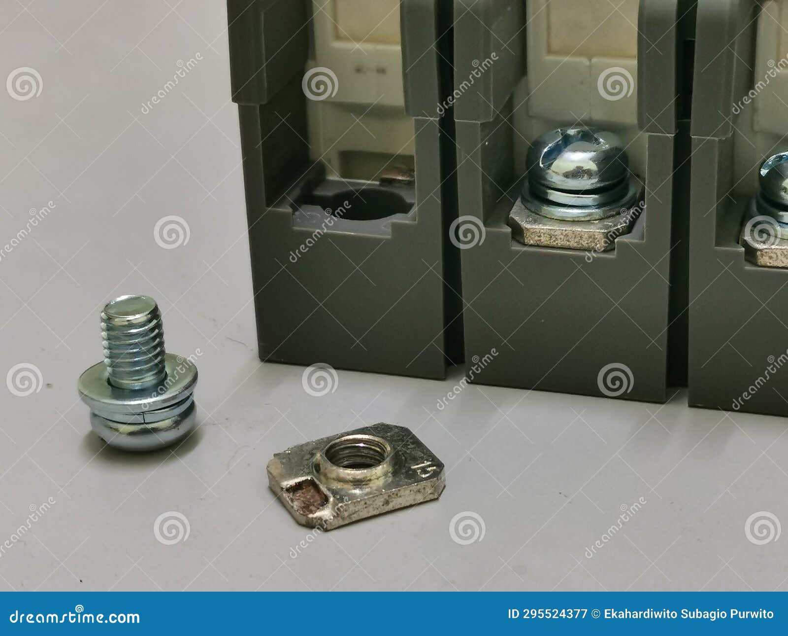 Close Up Image Fall Off Bolt Breaker Switch. Stock Image - Image of ...