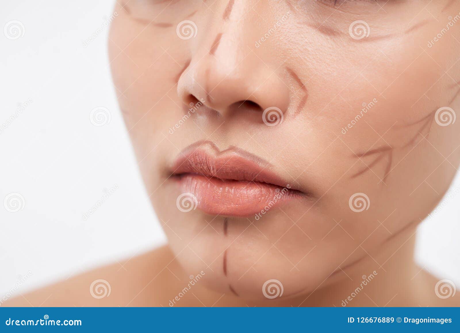 Beautification stock image. Image of aesthetic, botox - 126676889