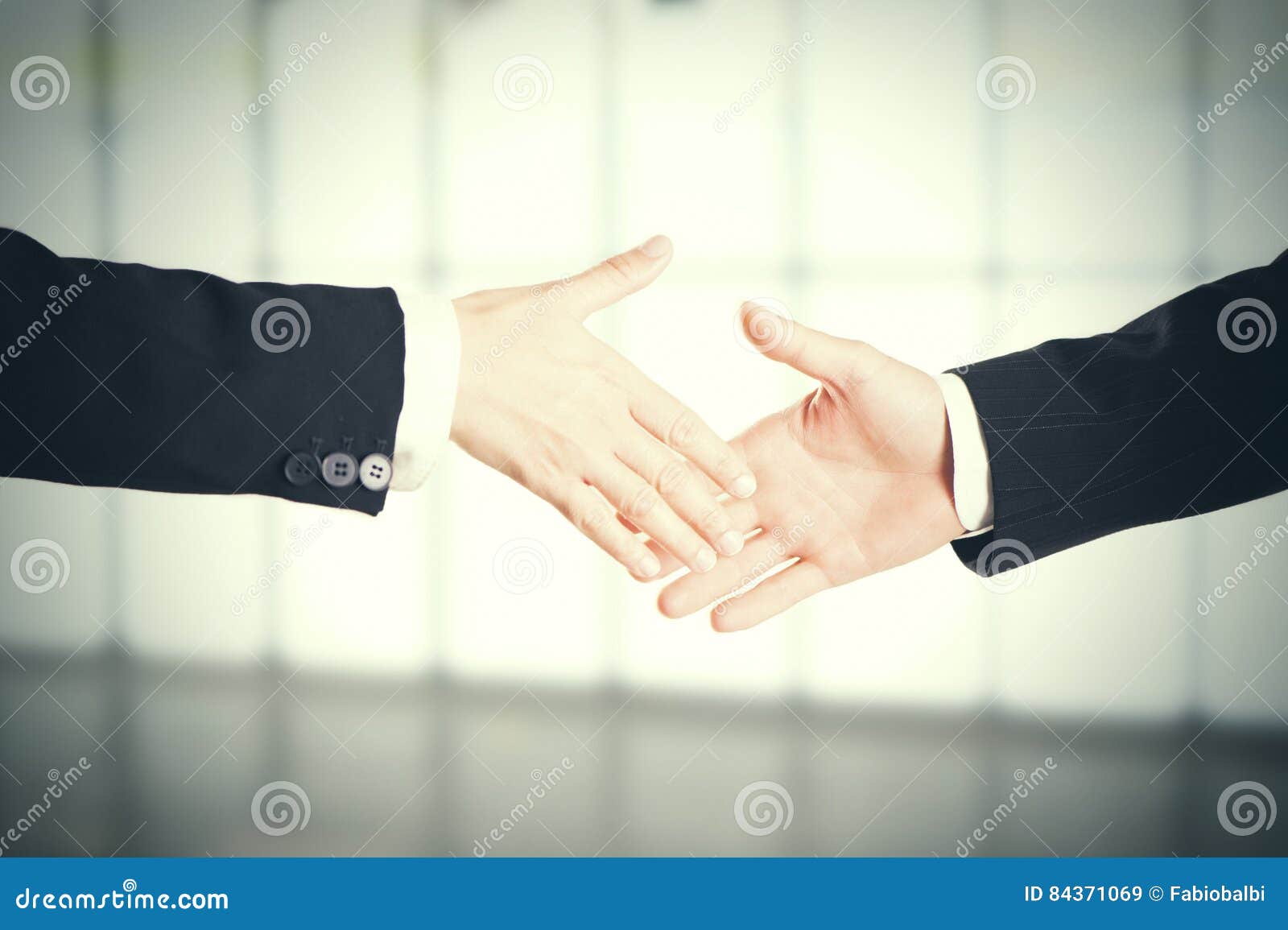 Close-up Image of a Firm Handshake Standing for a Trusted Partnership ...