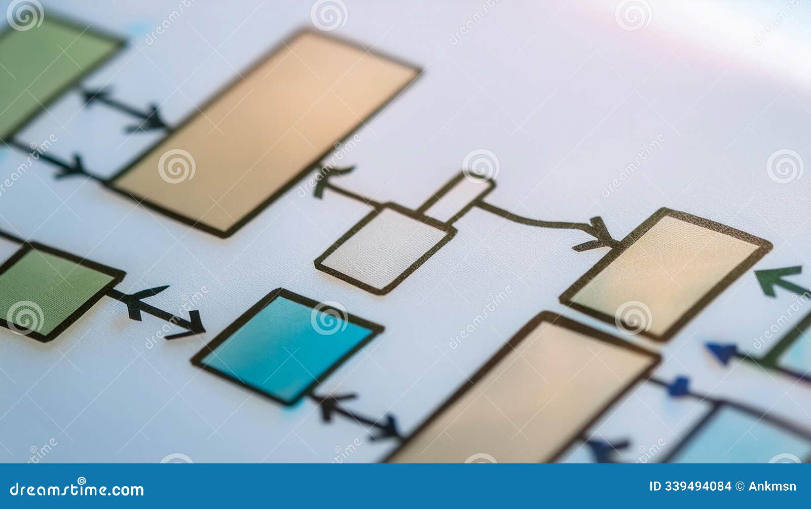 Flowchart Showing Various Steps Of A Process, Representing Workflow ... Flowchart Showing Various Steps Of A Process, Representing Workflow ...