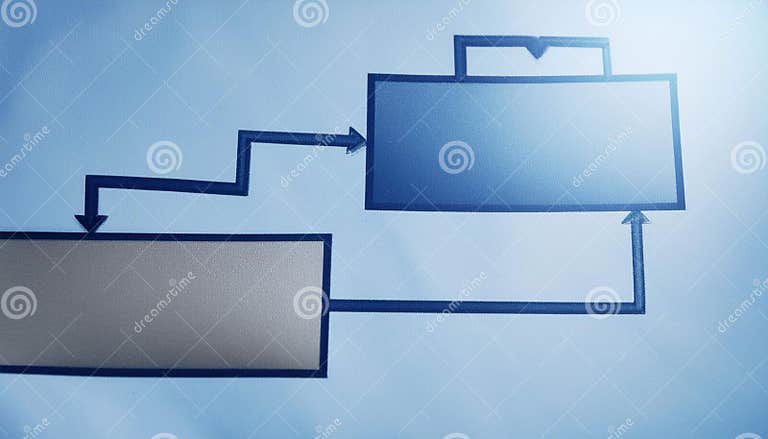 Flowchart Showing Various Steps of a Process, Representing Workflow, Stages, and Methodology ...