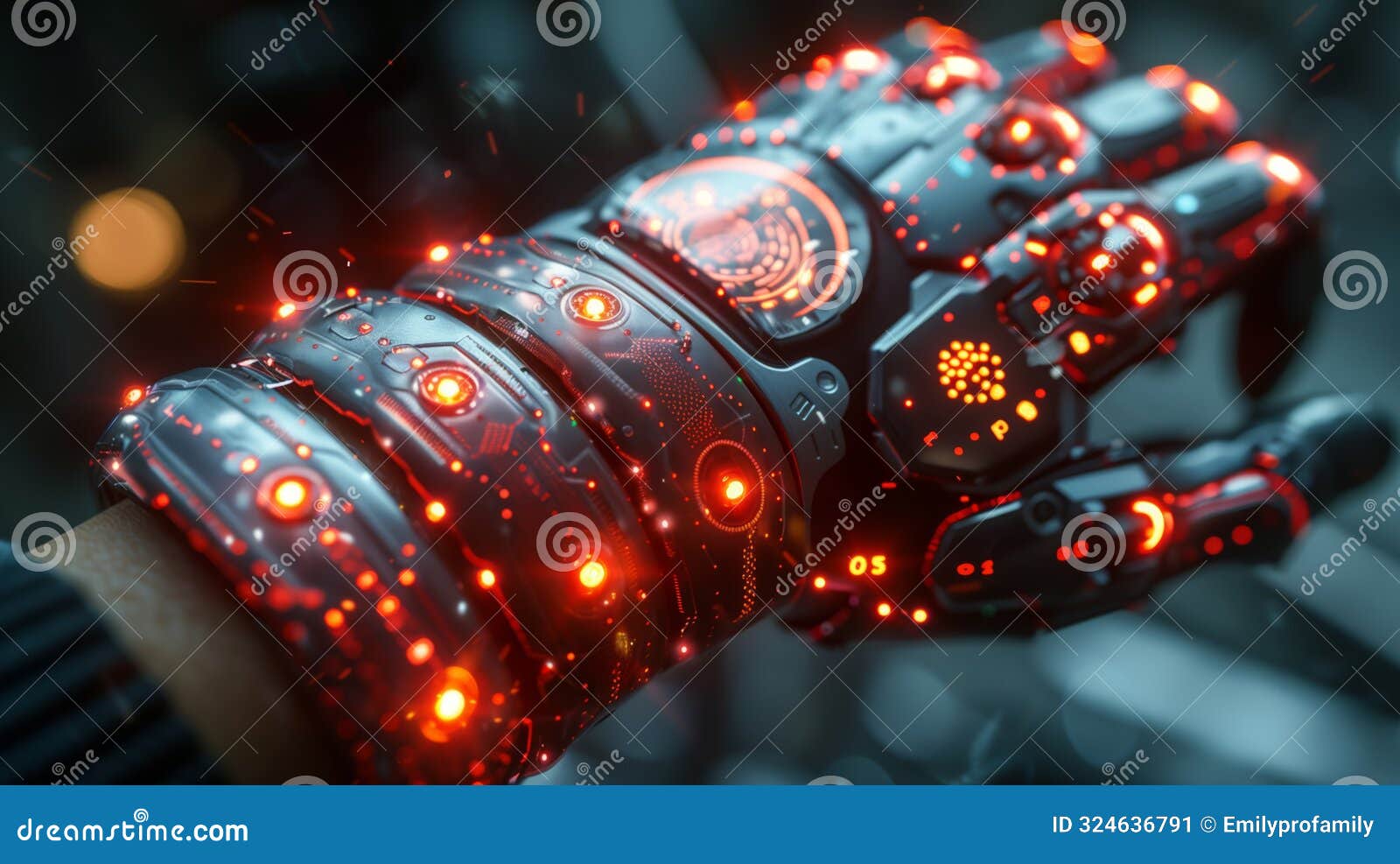 Wearable Biosensor On Circuit Board Royalty-Free Stock Image ...