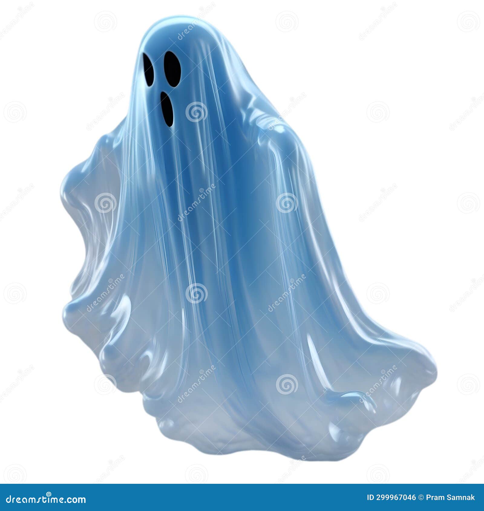 A Close-up Image of a Ghost. Ai-Generated. Stock Photo - Illustration ...