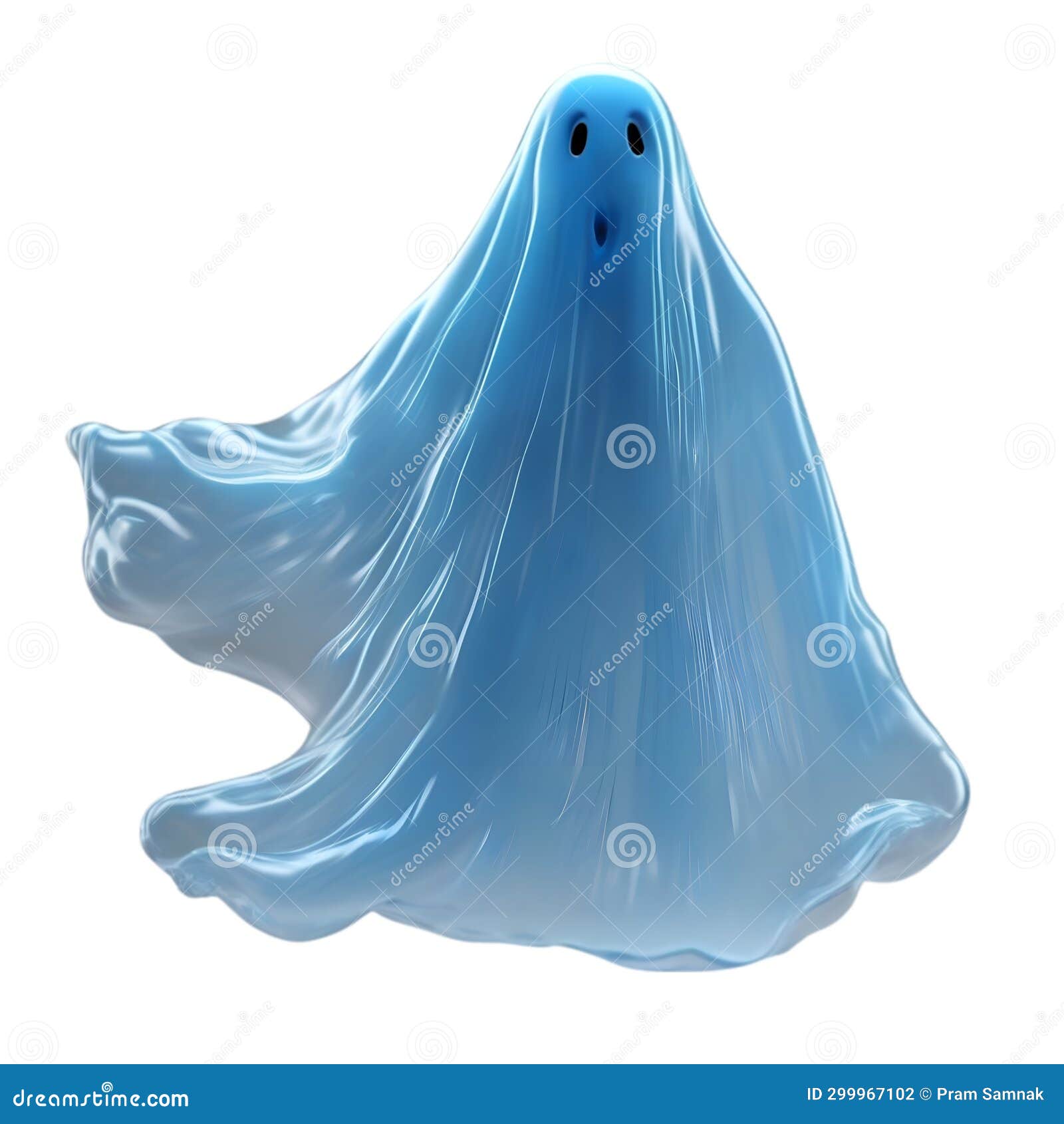 A Close-up Image of a Ghost. Ai-Generated. Stock Photo - Illustration ...