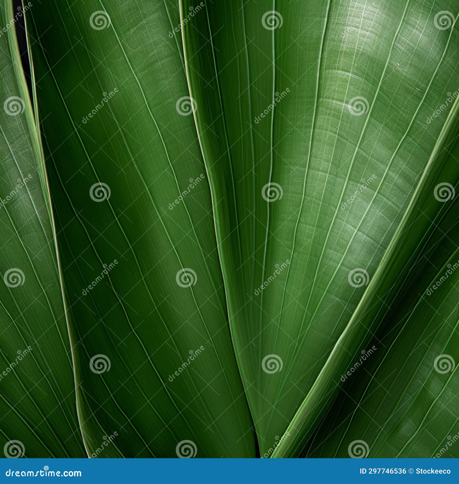 Close Up Image of Green Leaf: Organic Contours and Dynamic Compositions ...