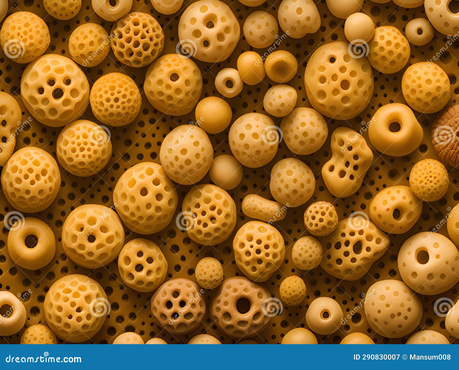 A Close Up Image of a Group of Many Hole on Plastic Ball Use for ...