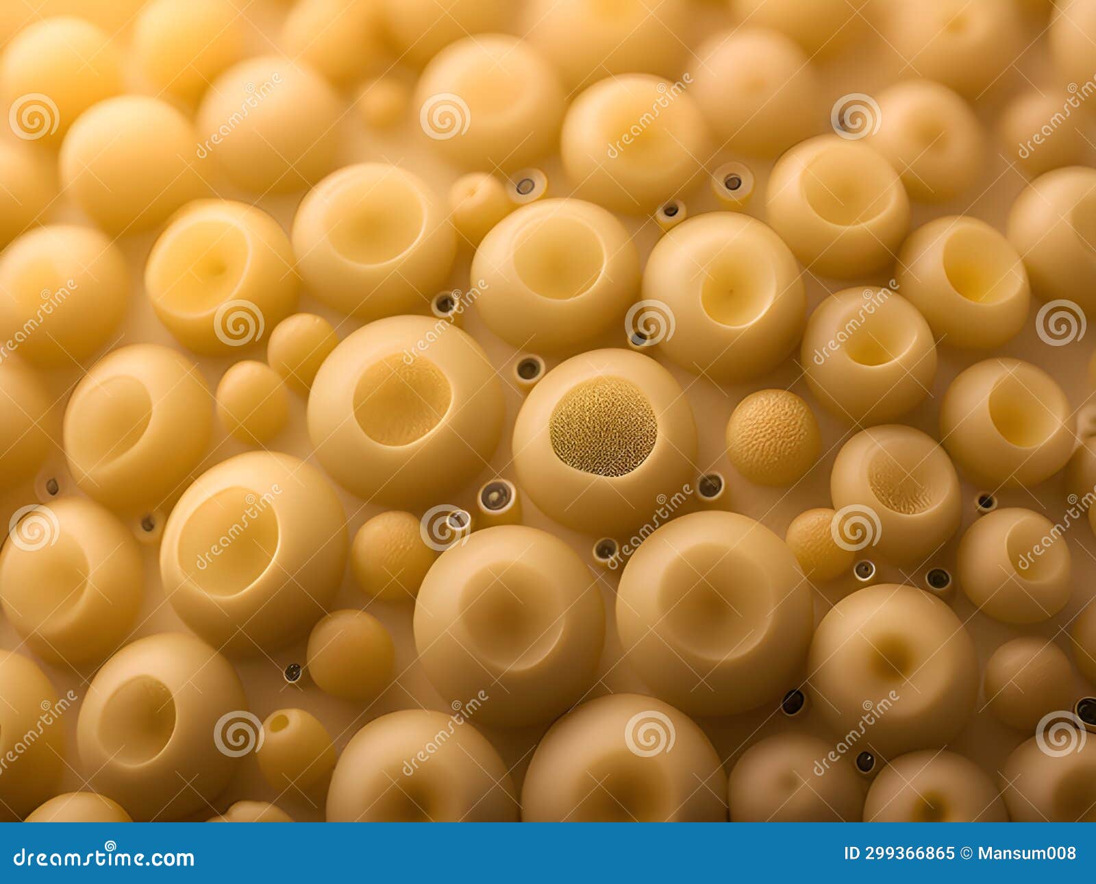 A Close Up Image of a Group of Many Hole on Plastic Ball Use for ...