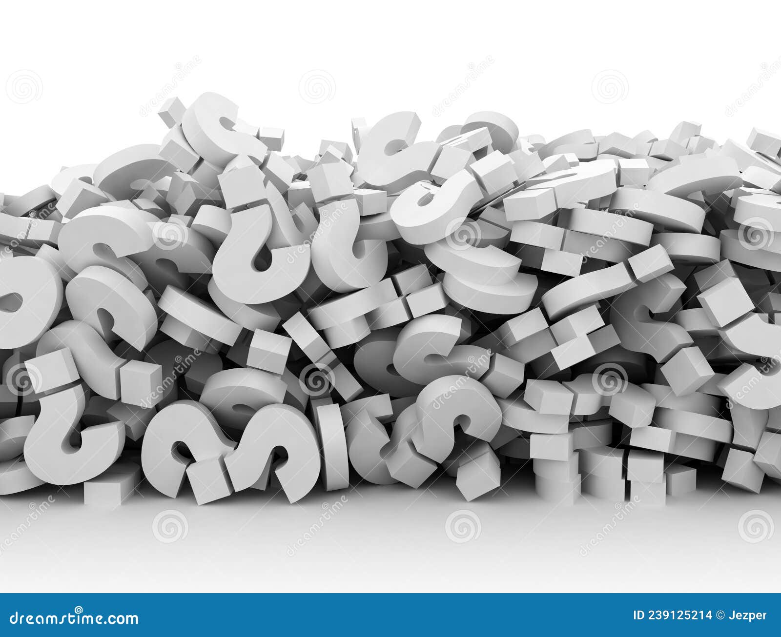 Large Pile of Question Marks Wall Stock Illustration - Illustration of ...