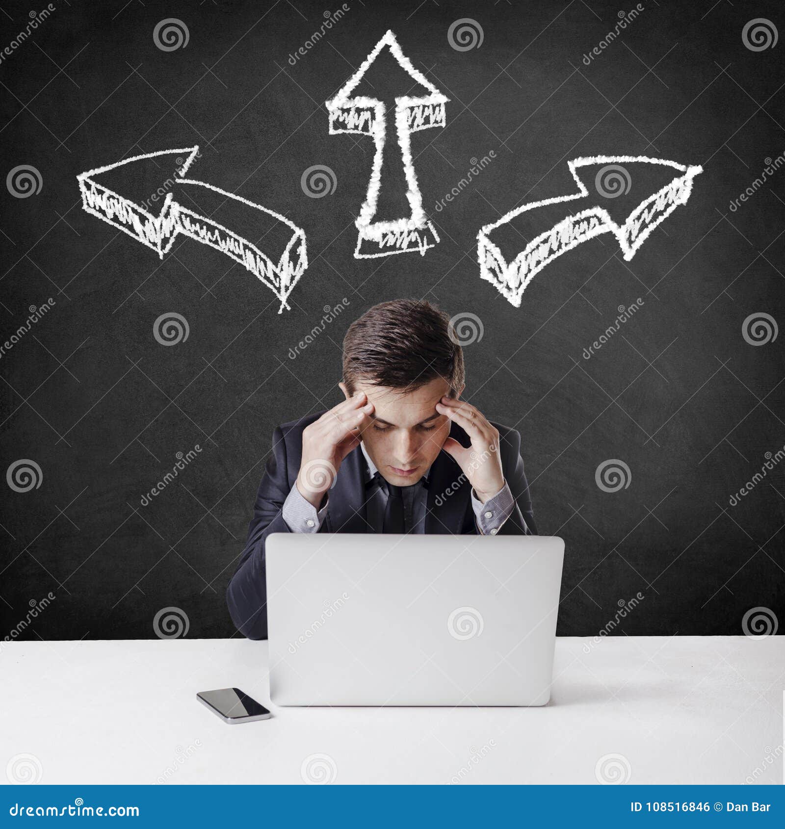Close Up Image of Multitasking Business Man Using a Laptop and M Stock ... Close Up Image of Multitasking Business Man Using a Laptop and M Stock ...