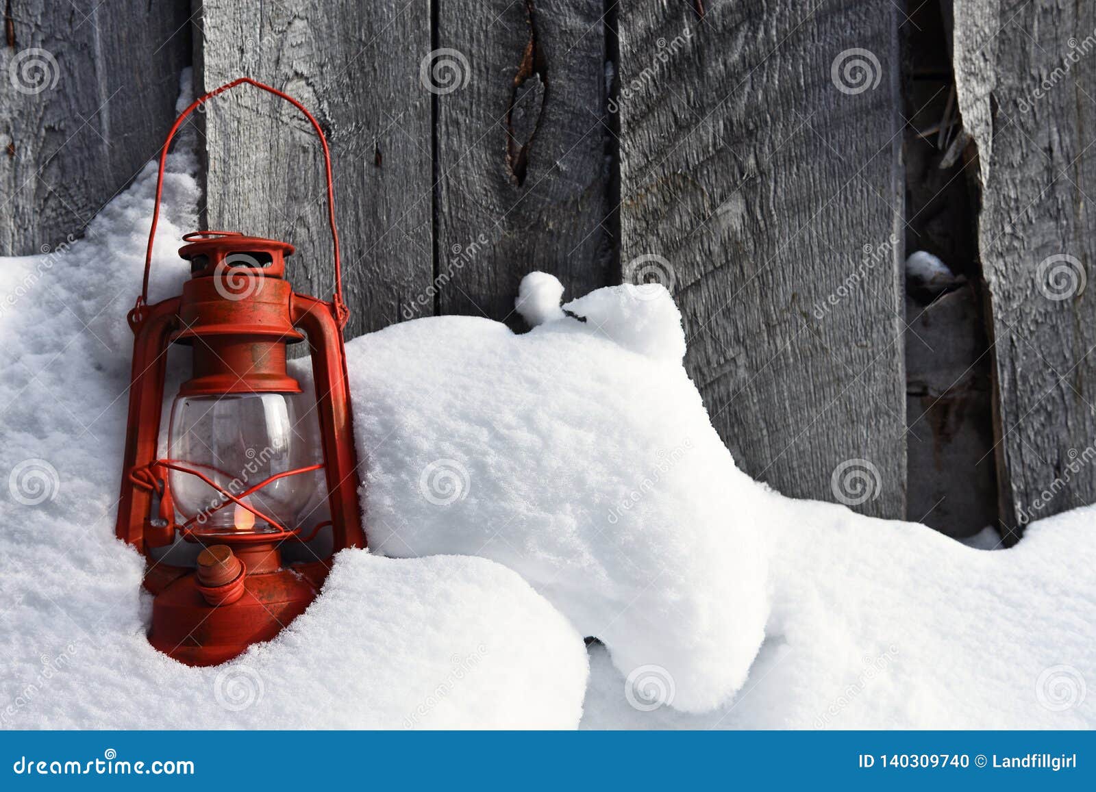 Old Red Painted Lantern stock photo. Image of closeup - 140309740