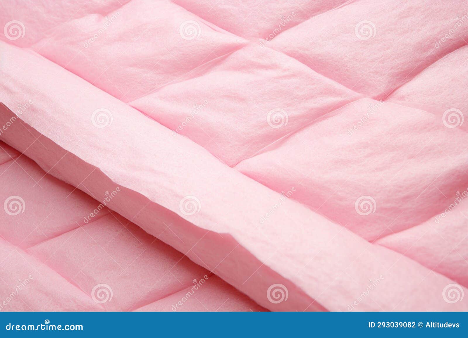 Pink Fiberglass Insulation Material Close-up Royalty-Free Stock ...