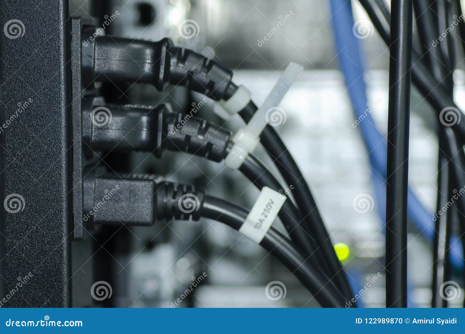 Server Rack Power Cable Management