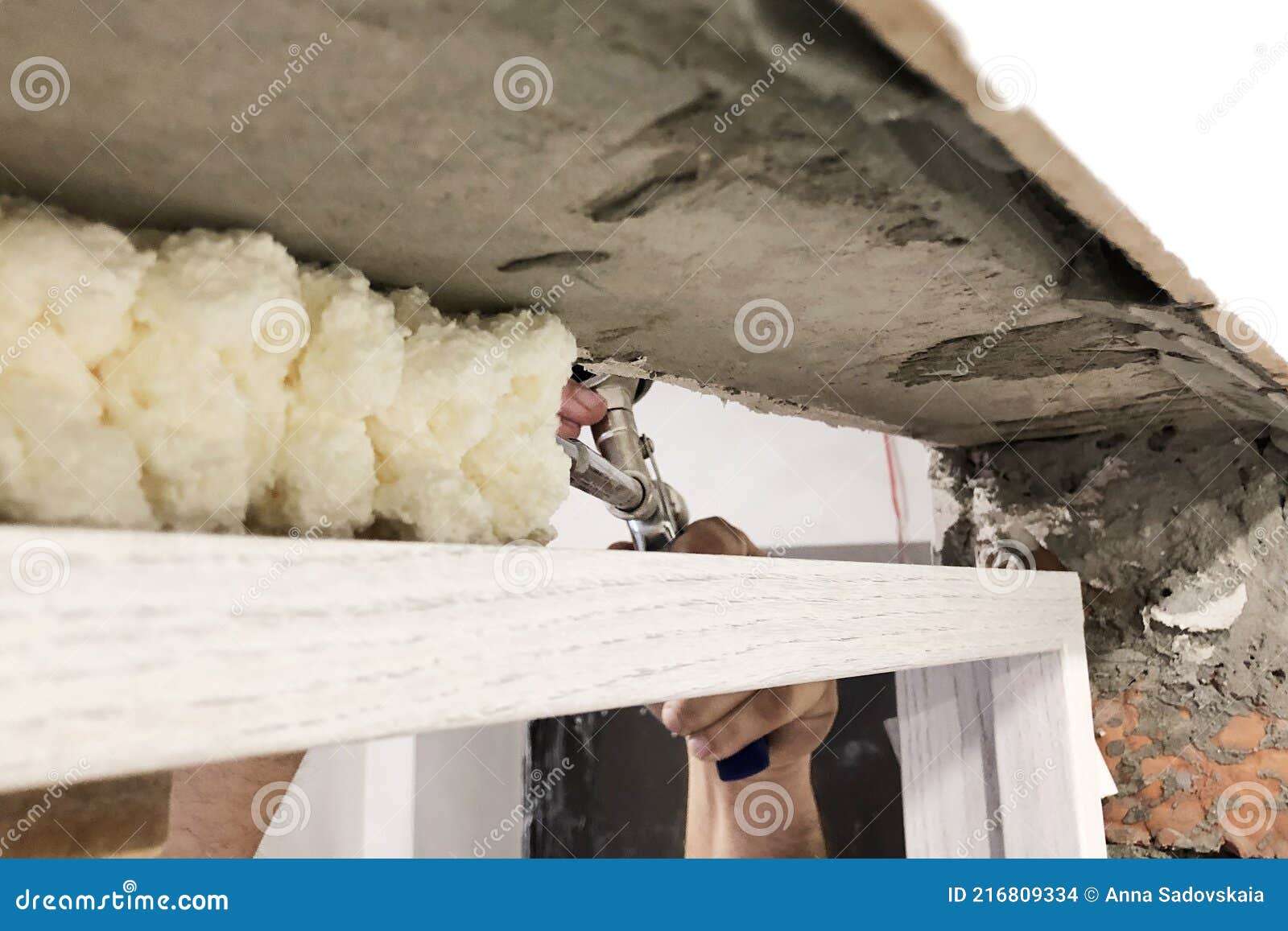 Close Up To PPF Installation Process On A Front Headlight And Hood. PPF ...