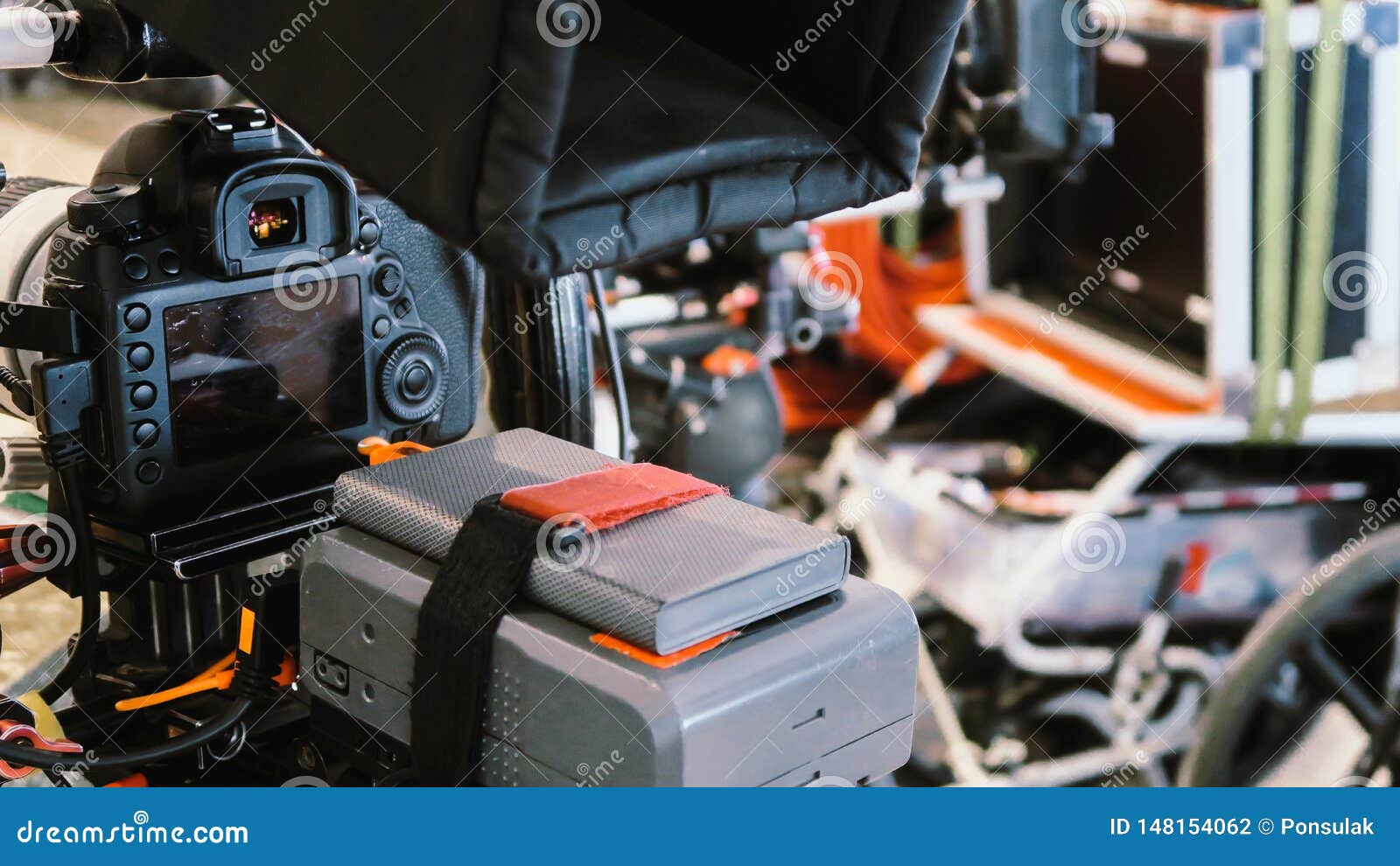 Filming crew background stock photo. Image of operator - 148154062